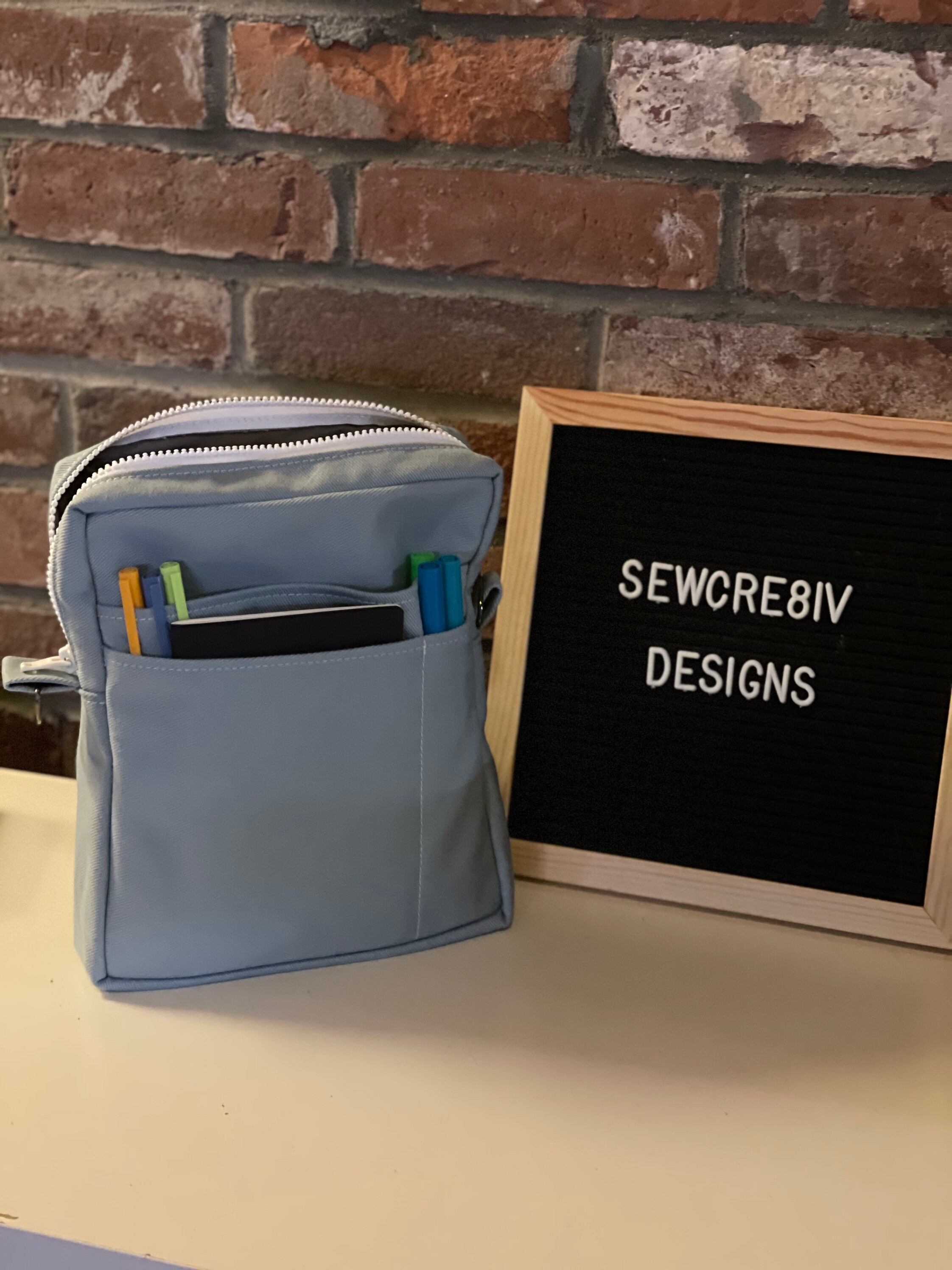 Large Vertical Utility Pouch | Etsy