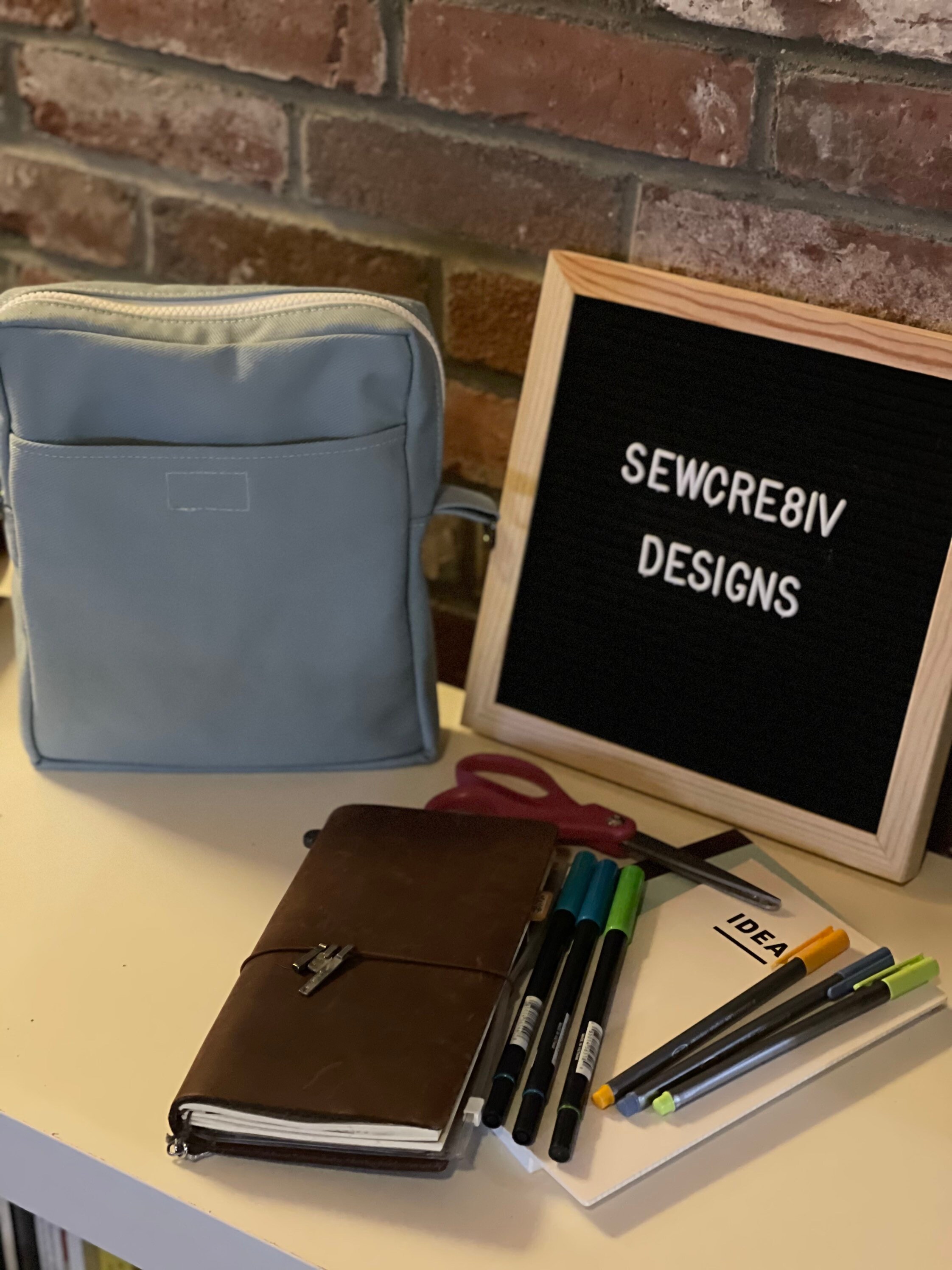 Large Vertical Utility Pouch | Etsy