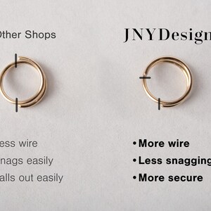 14k Gold Filled Double Pierced Ears Double Hoop Earrings | Earrings for ...