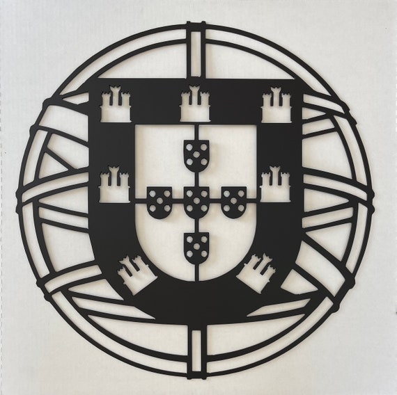 Portuguese Crest Metal Sign Coat of Arms 22 Inch - Etsy Canada