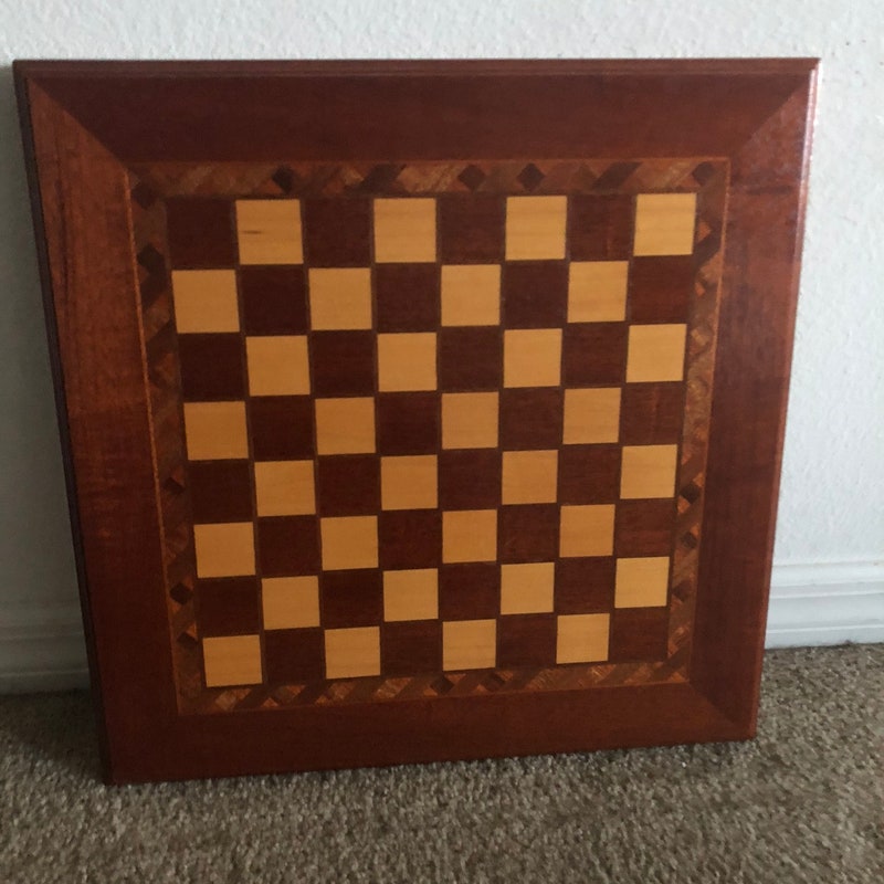 Red Chess Board - Etsy