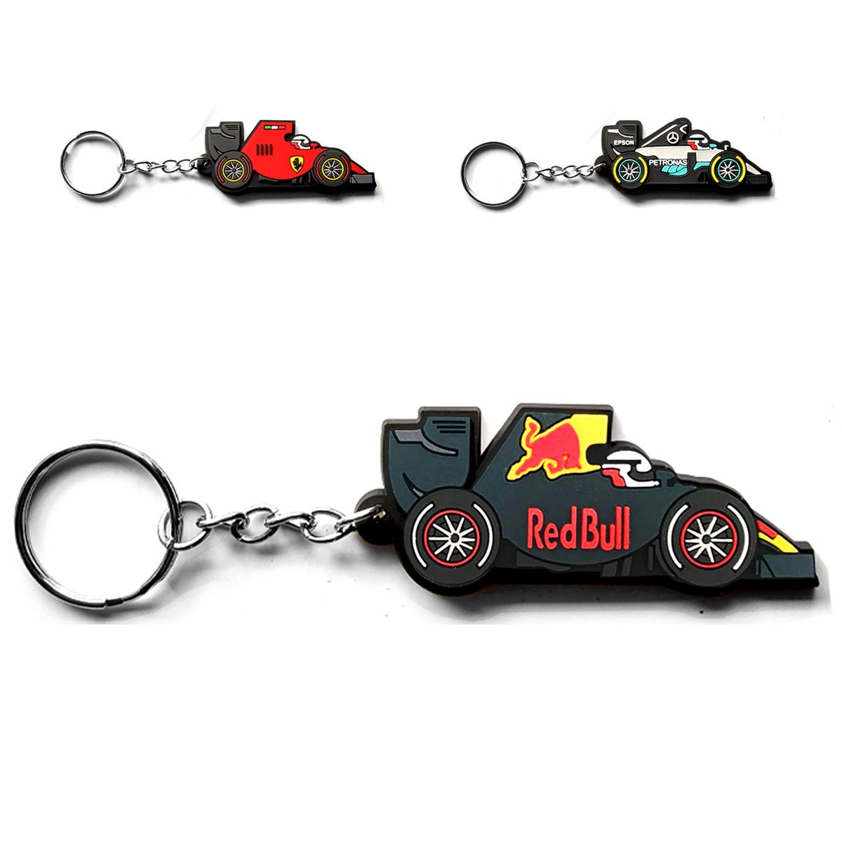 F1 Formula One Keychain Mercedes, Ferrari and Red Bull Teams - Etsy Canada
