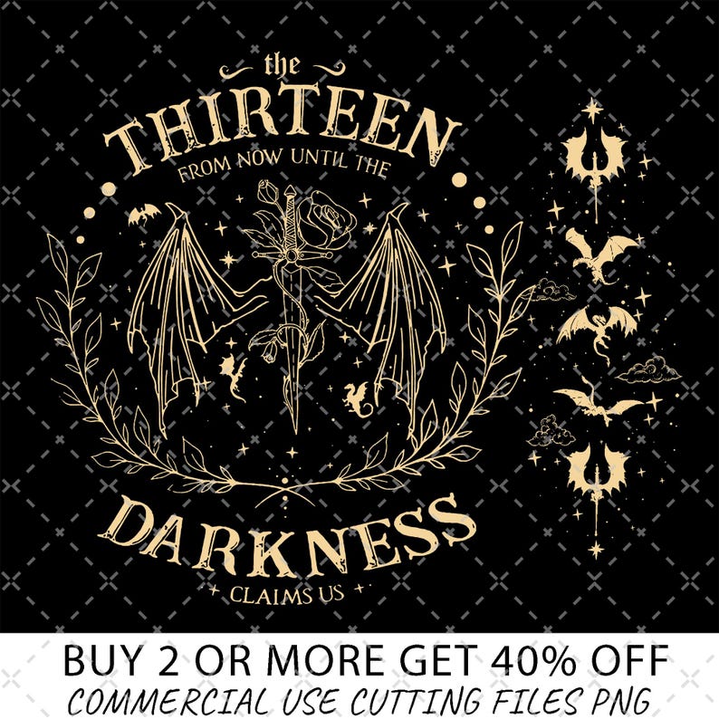 We Are the Thirteen Png, From Now Until the Darkness Claims, Sarah J ...