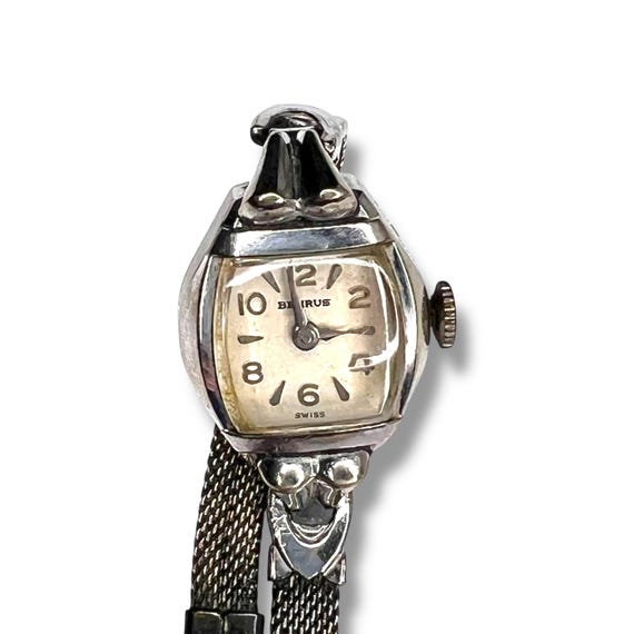 Vintage Benrus Womens Watch Wind Up Silver Tone 10k R… - Gem
