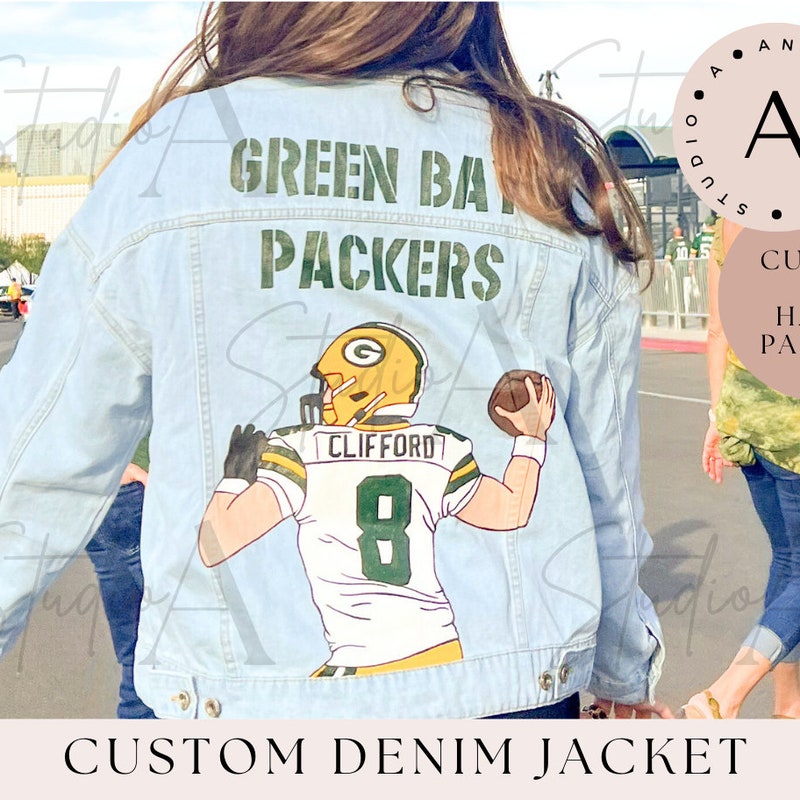 College Jean Jacket - Etsy