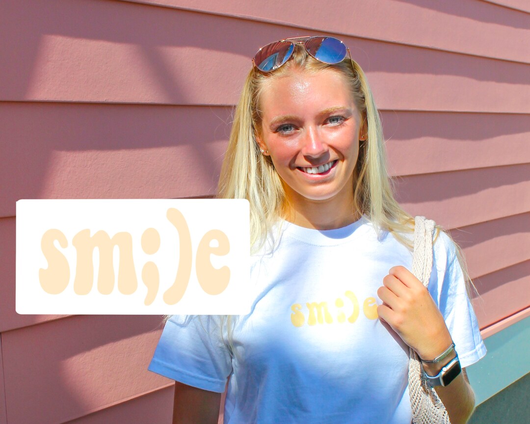 Smile Tee Shades Tee Comfort Colors Shirt Motivational Tee - Etsy