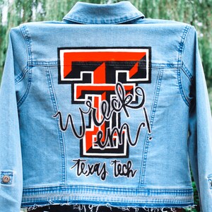 School Denim Jacket | Handpainted | Custom - Etsy
