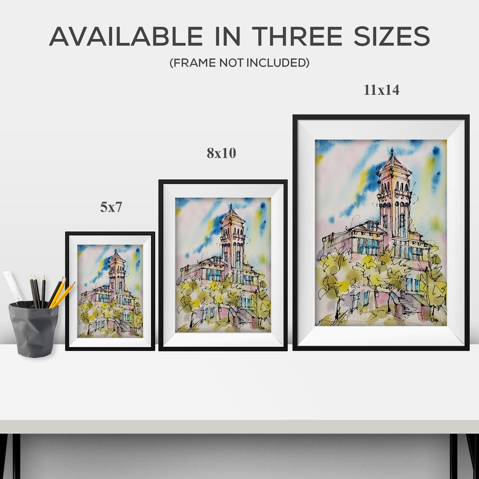 Utah State University Old Main Art USU Art Prints Utah - Etsy