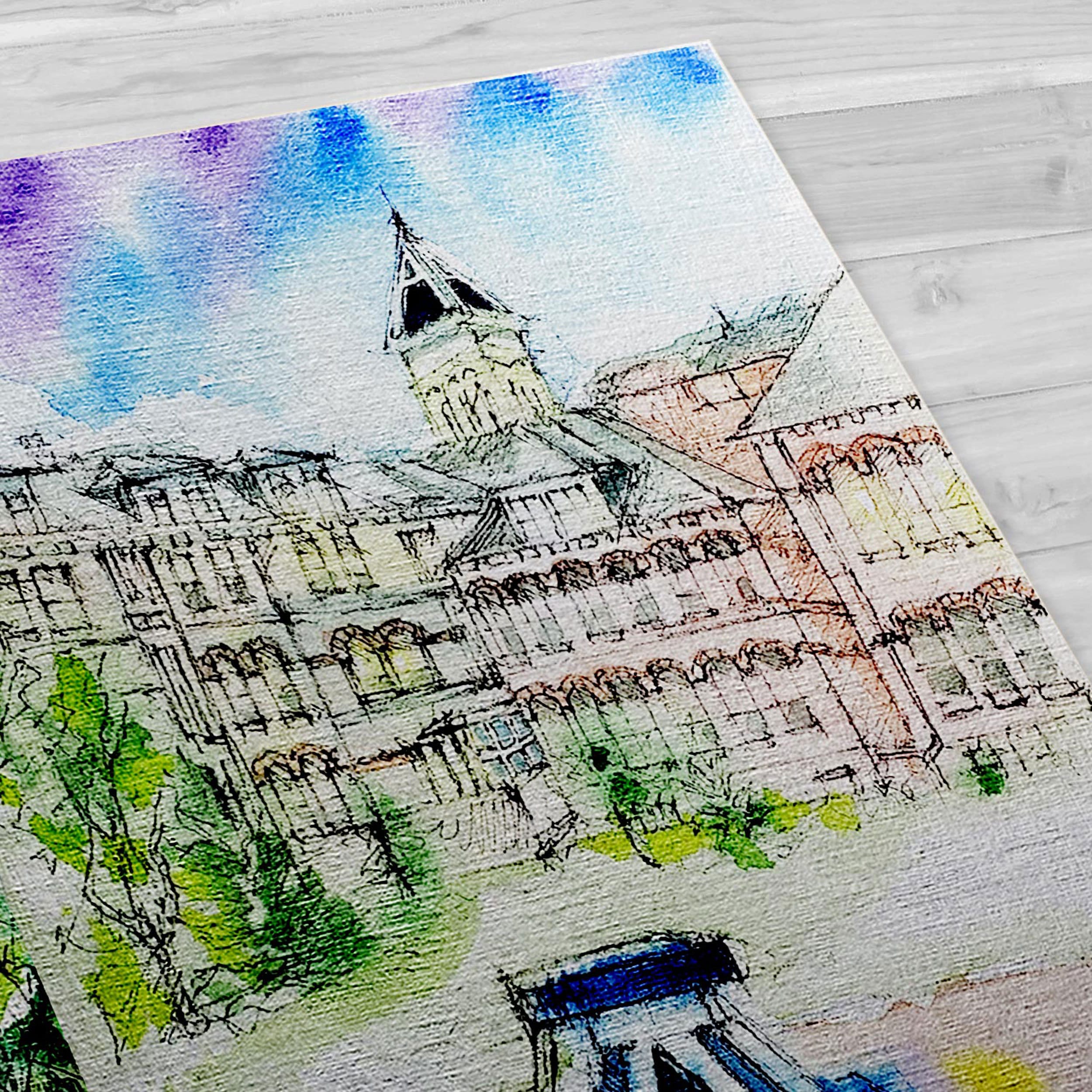 Utah State University Wall Art - USU Art Prints - USU Old Main Art ...