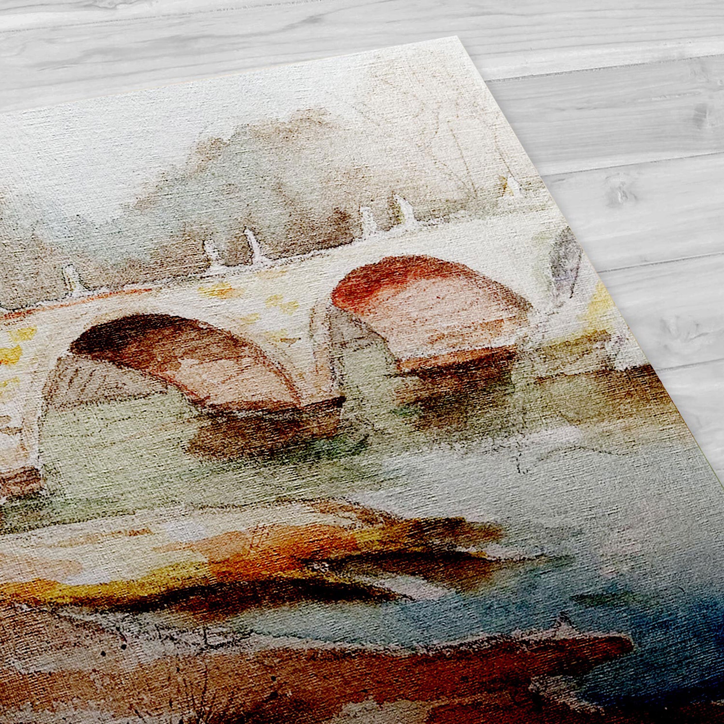 Bridge Watercolor Print Watercolor Wall Art Bridge - Etsy