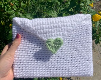 Crochet Love Letter Book Sleeve Velvet Crochet Book Sleeve Love Letter ...