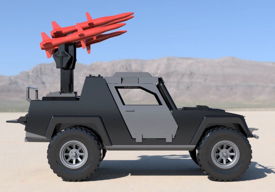 GI Joe Cobra Stinger - Classified or Original Size STL Digital Download ...