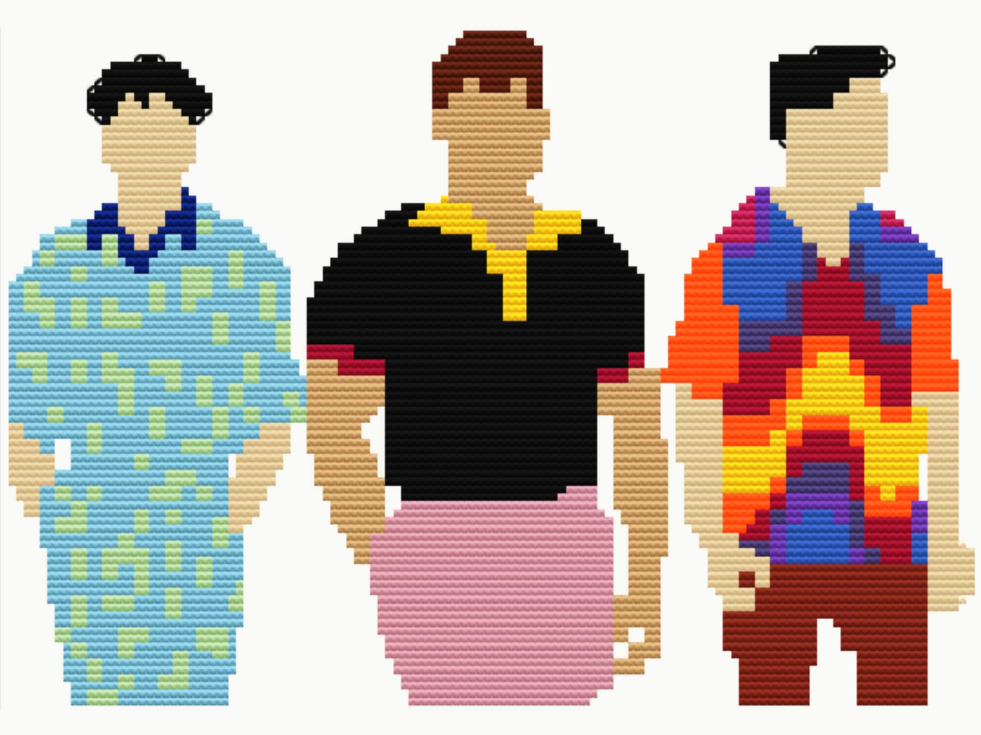 Jonas Brothers Sucker Cross Stitch Pattern | Needlepoint | Embroidery ...