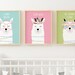 Farm Animals Nursery Wall Art Set of 3 Farm Nursery Prints - Etsy