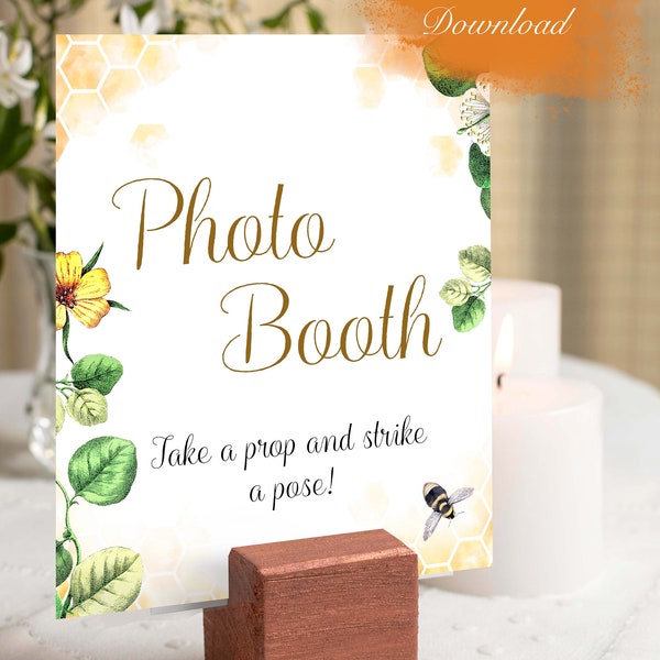 Bee Photo Booth Sign - Etsy