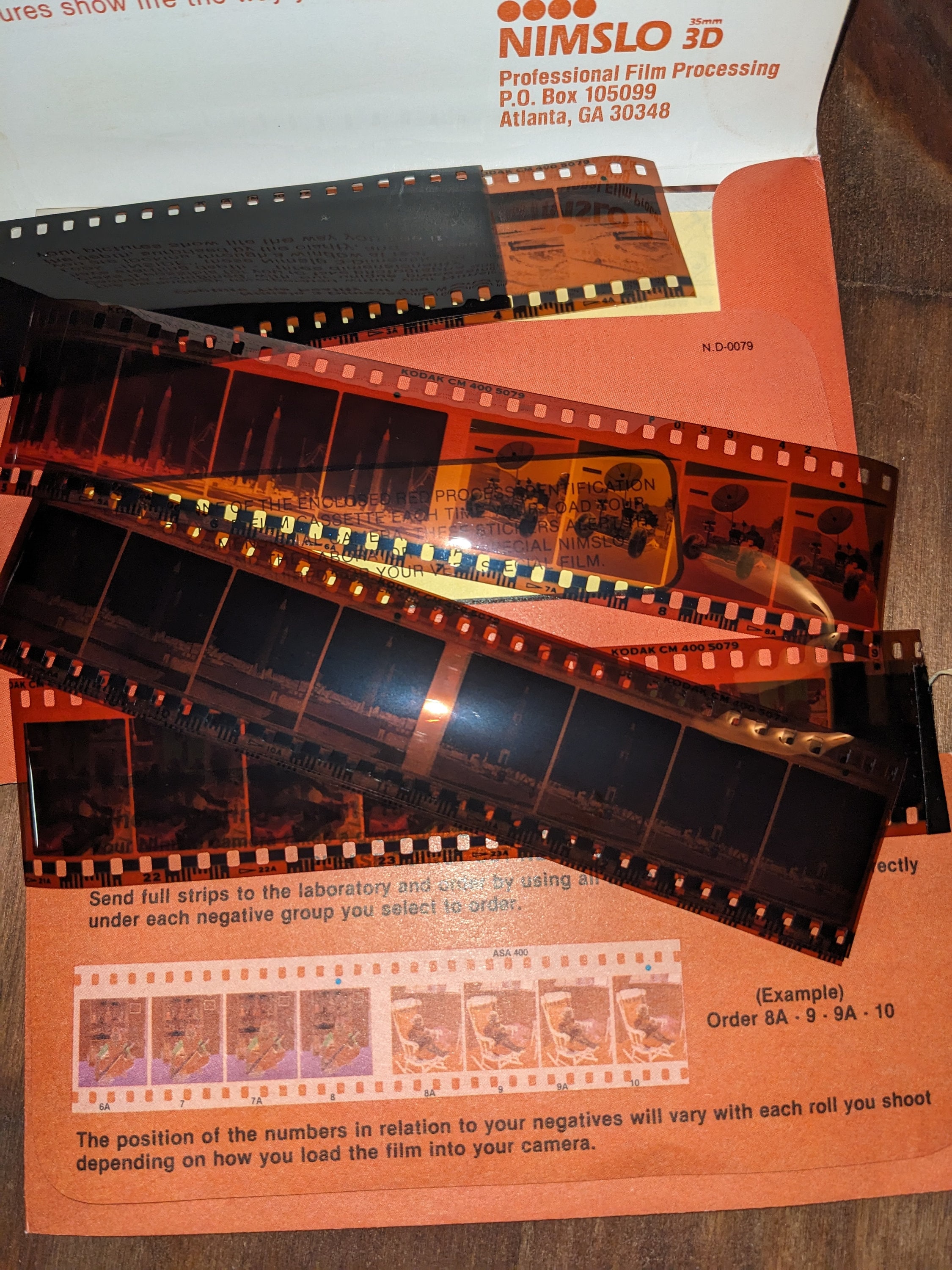 20 Nimslo 3D Random Vintage Photo Negatives - Etsy