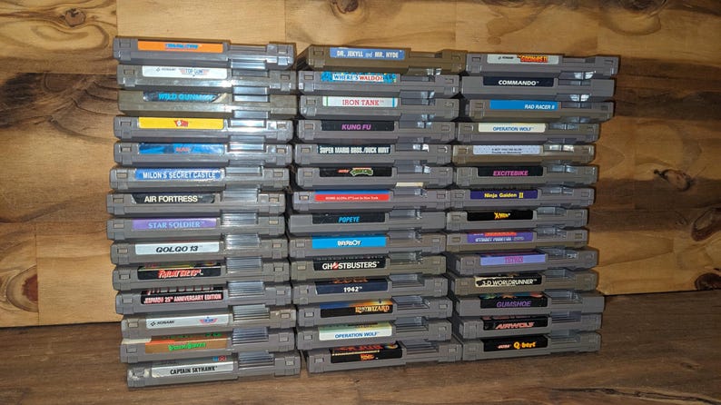 Choice of Retro NES - Nintendo Games - Etsy