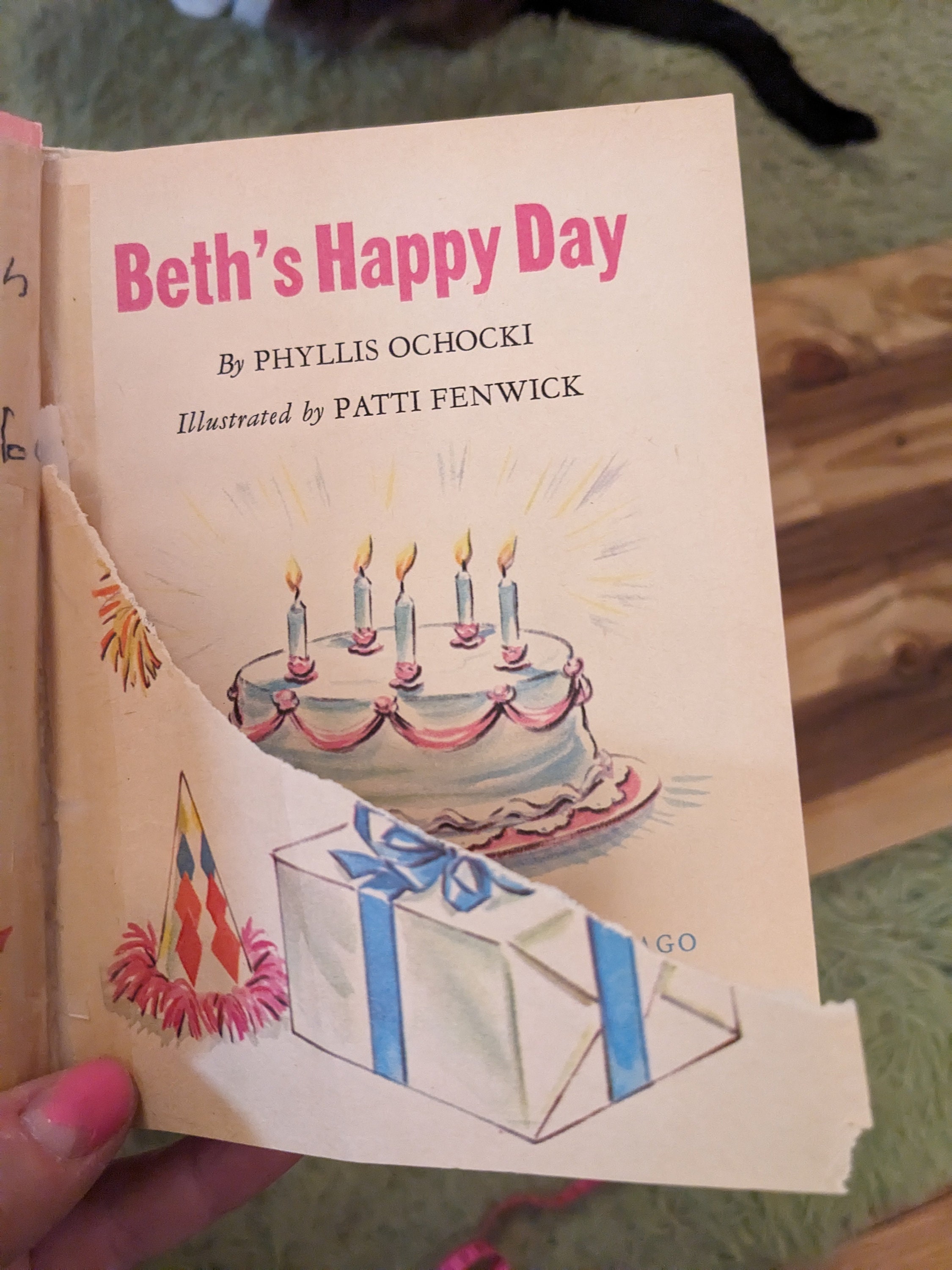 1960s Children's Book Beth's Happy Birthday - Etsy