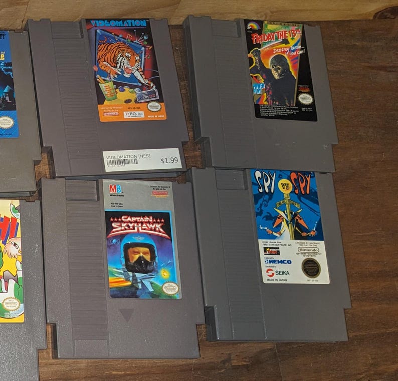 Choice of Retro NES - Nintendo Games - Etsy