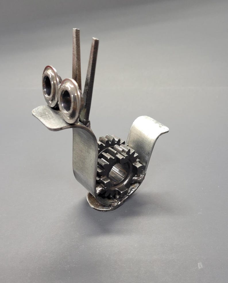 Handmade Industrial Steampunk Snail Sculpture, Unique Collectable ...