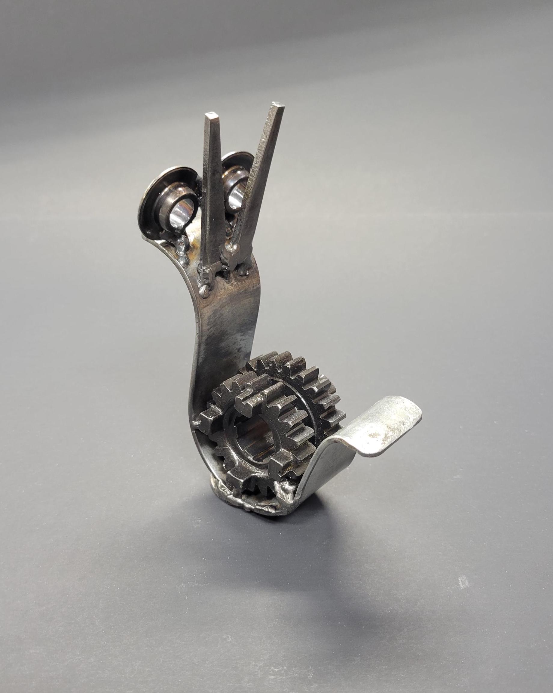 Handmade Industrial Steampunk Snail Sculpture, Unique Collectable ...