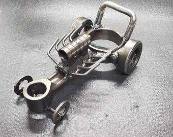 Scrap Metal Dragster - Etsy
