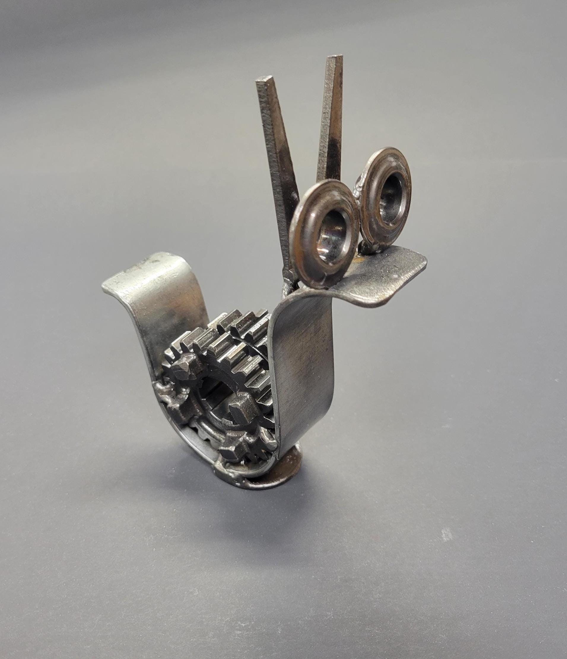 Handmade Industrial Steampunk Snail Sculpture, Unique Collectable ...