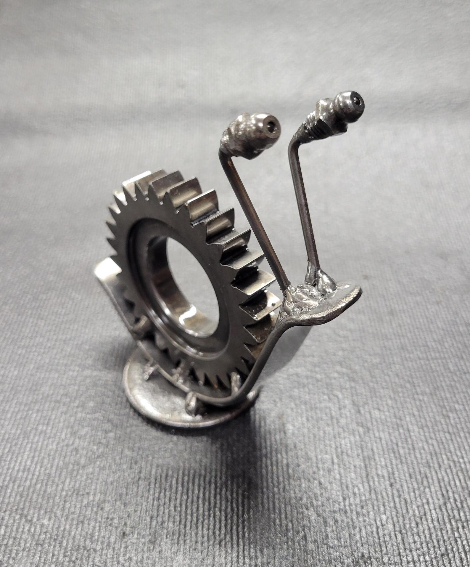 Handmade Industrial Steampunk Snail Sculpture, Unique Collectable ...