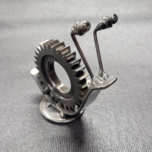 Handmade Industrial Steampunk Snail Sculpture, Unique Collectable ...