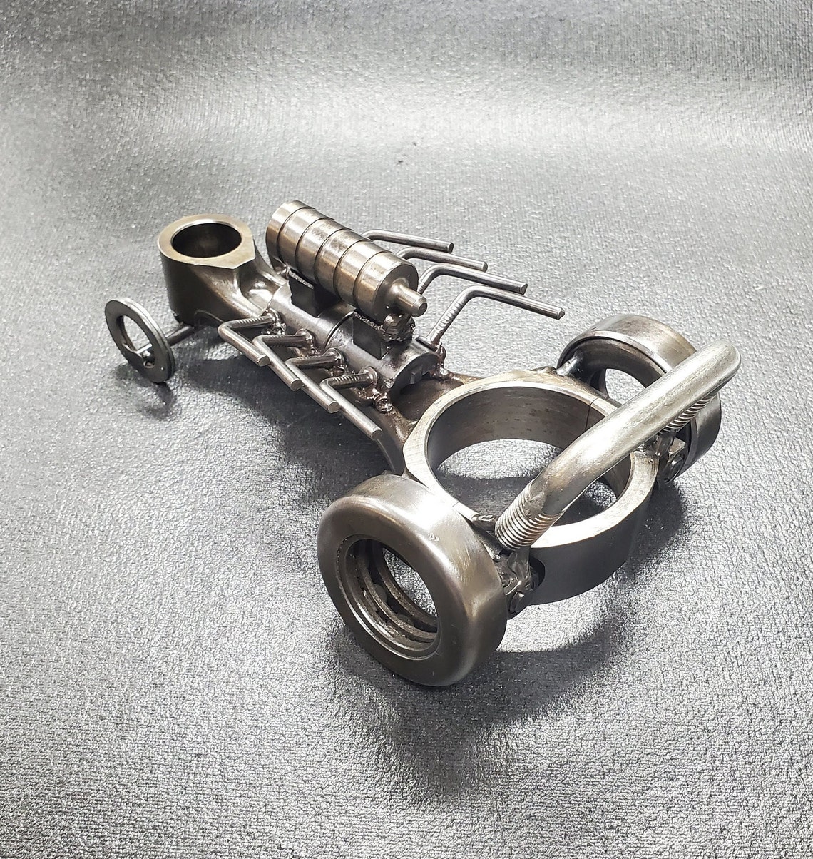 Repurposed Metal Dragster, Upcycled Part, - Etsy