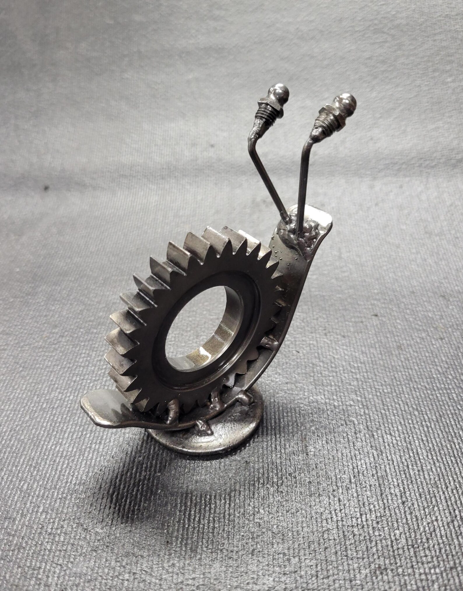 Handmade Industrial Steampunk Snail Sculpture, Unique Collectable ...