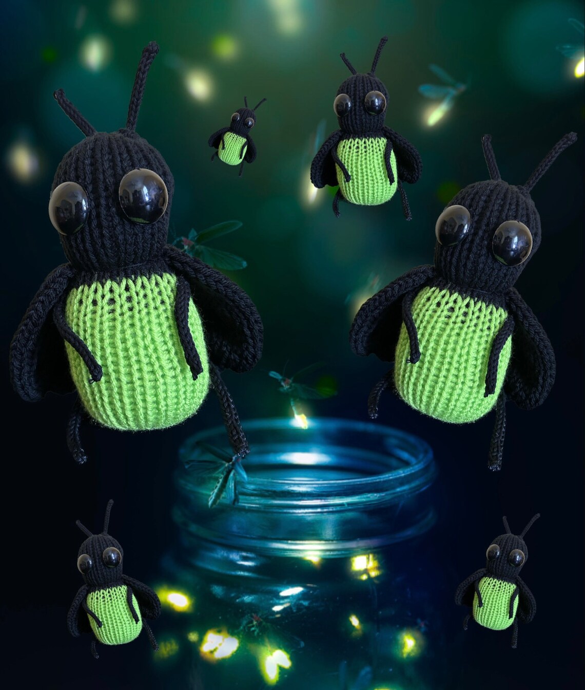 Firefly/ Lightening Bug Knitting Machine Pattern PDF (april 2024 ...