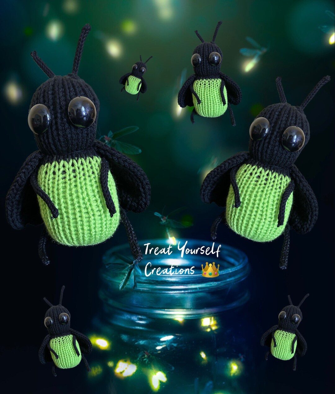 Firefly/ Lightening Bug Knitting Machine Pattern PDF (april 2024 ...