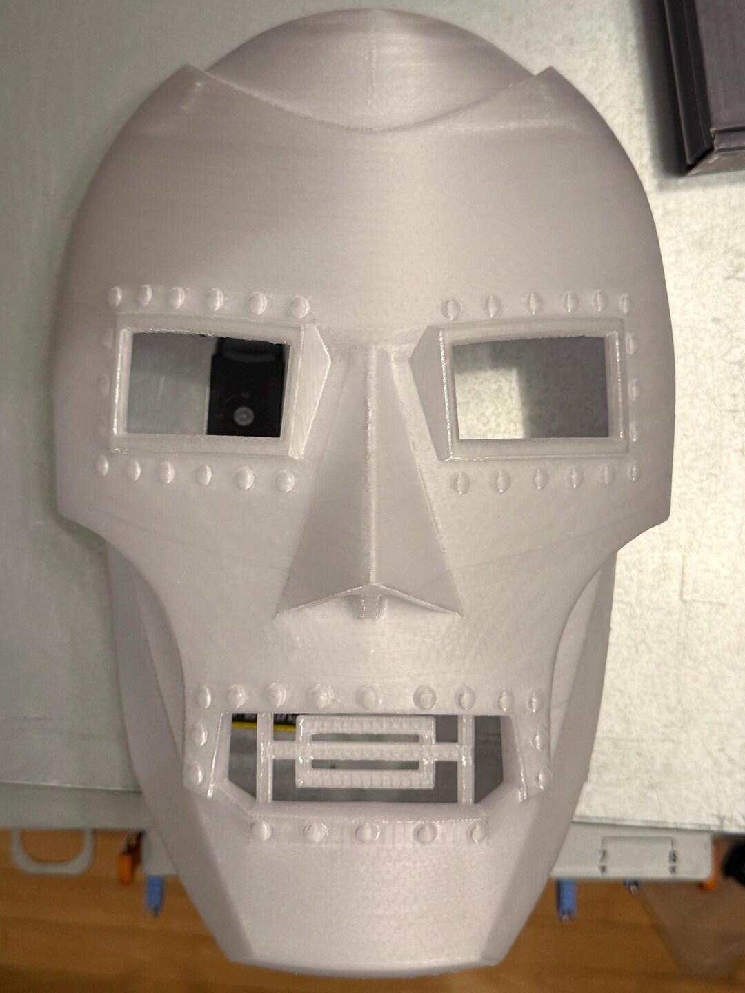3d Printed Comic Accurate Doctor Doom Raw Mask Etsy