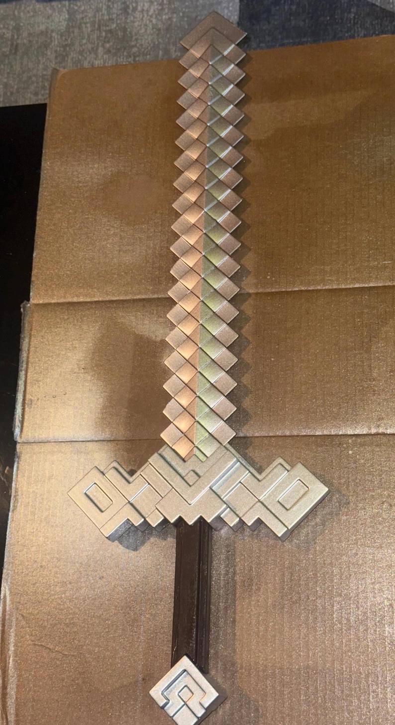 3D Printed Minecraft Sword - Etsy