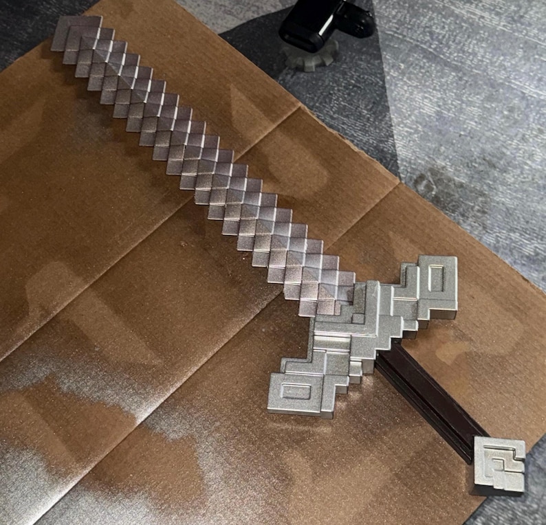 3D Printed Minecraft Sword - Etsy