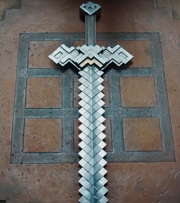 3D Printed Minecraft Sword - Etsy