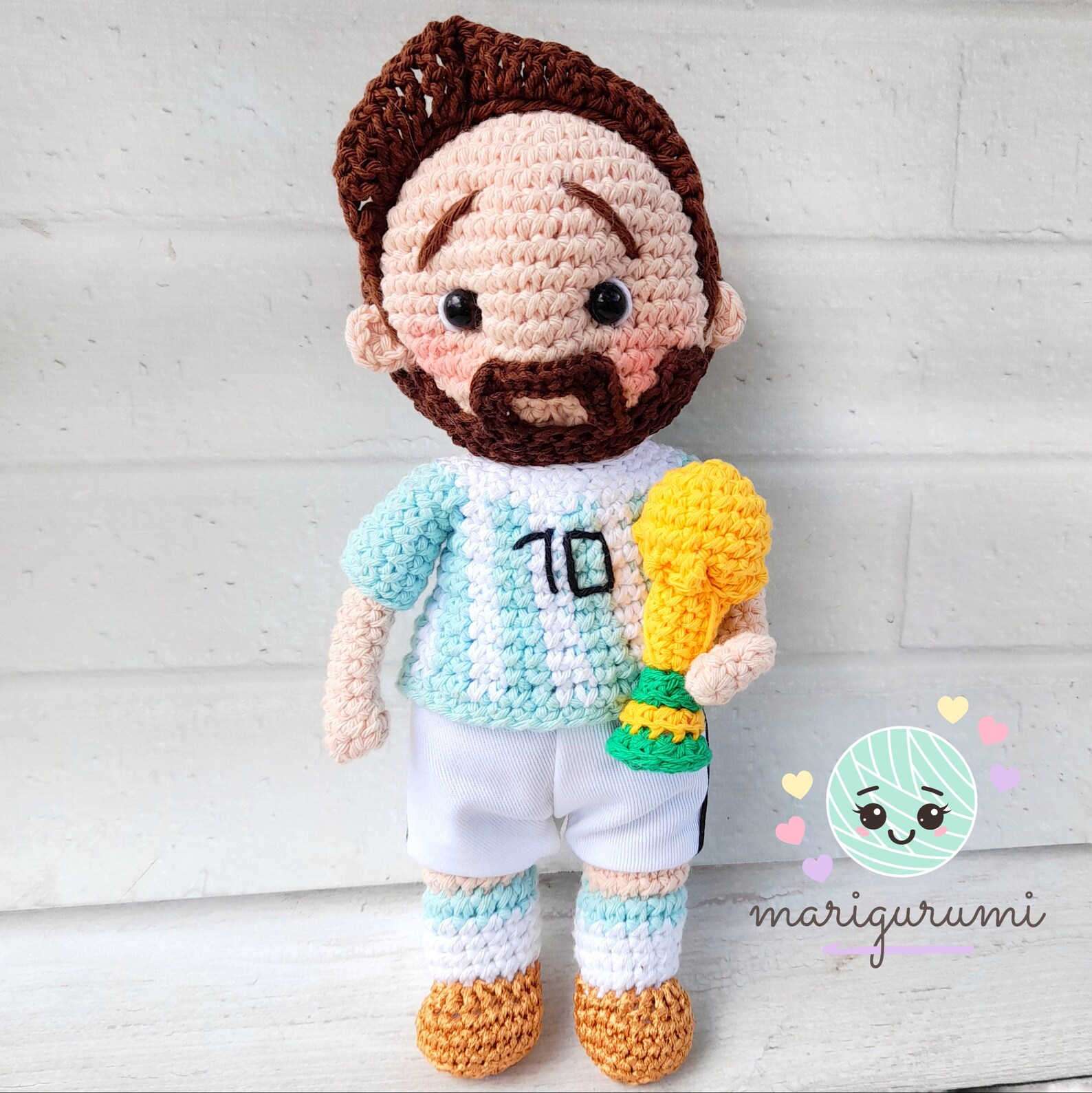Lionel Messi Amigurumi Pattern - Etsy