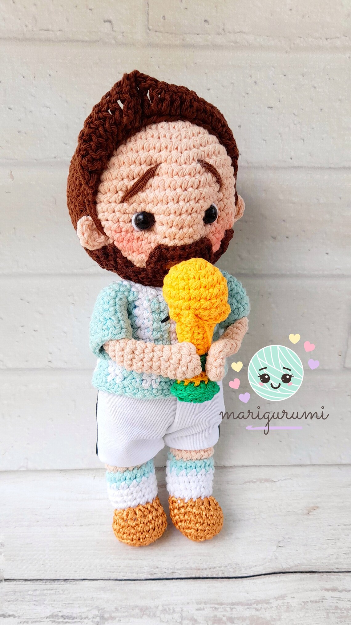Lionel Messi Amigurumi Pattern - Etsy