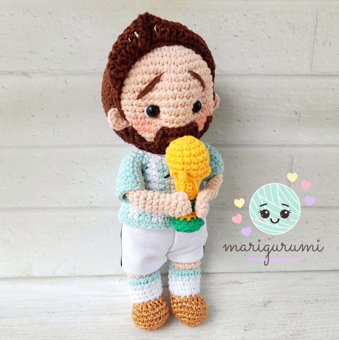 Lionel Messi Amigurumi Pattern - Etsy