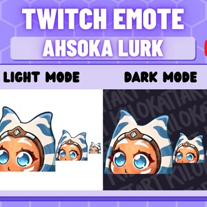Ahsoka Lurk Emote - Star Wars - Gaming - Twitch - Youtube - Discord ...