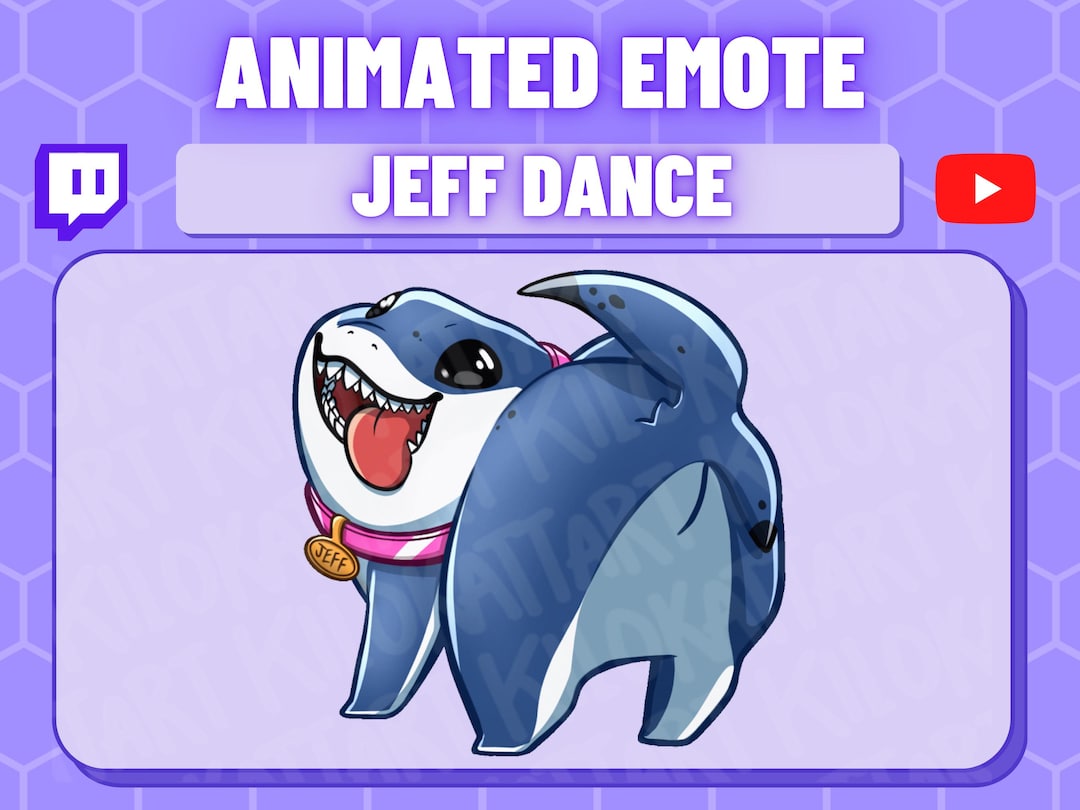 Animated Jeff the Land Shark Dance Emote - Twitch - Discord - Stream ...