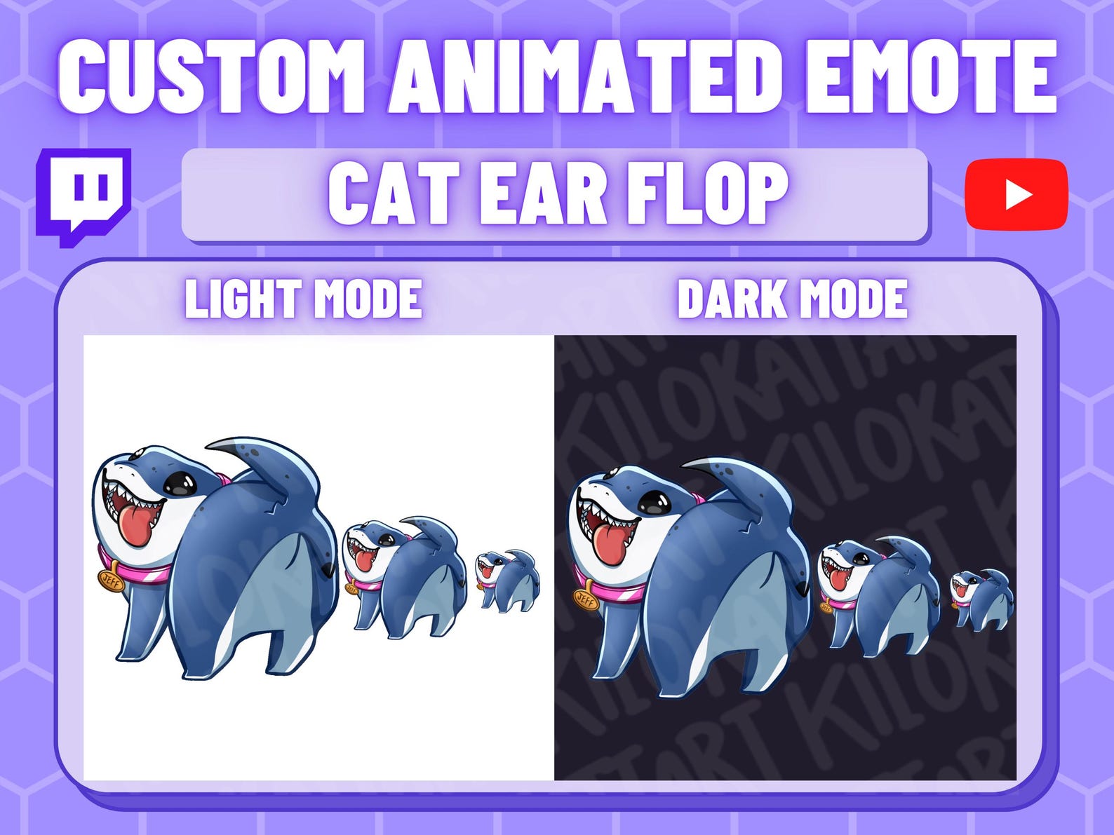 Animated Jeff the Land Shark Dance Emote - Twitch - Discord - Stream ...