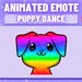 Animated Chibi Rave Dog Dance Emote - Twitch - Discord - Fantasy ...