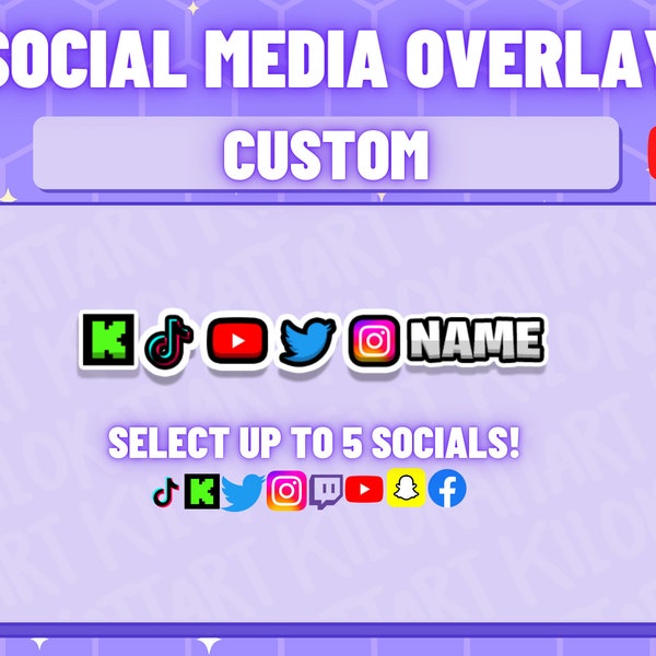 Social Media Overlay - Etsy