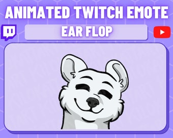 Animated RAVE Cat Ear Flop Emote Kawaii Twitch Discord Stream Gaming ...