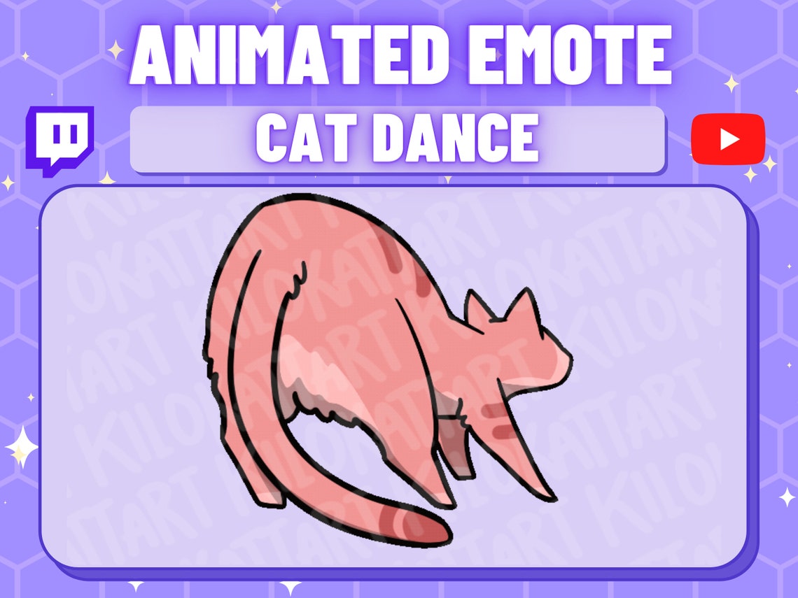 Animated Kawaii Strawberry Cat Dance Emote - Twitch - Discord - Stream ...