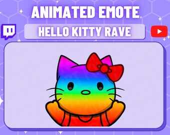 Chibi Meme Cat Twitch Emotes FREE Animated Emote Set of 5 - Etsy