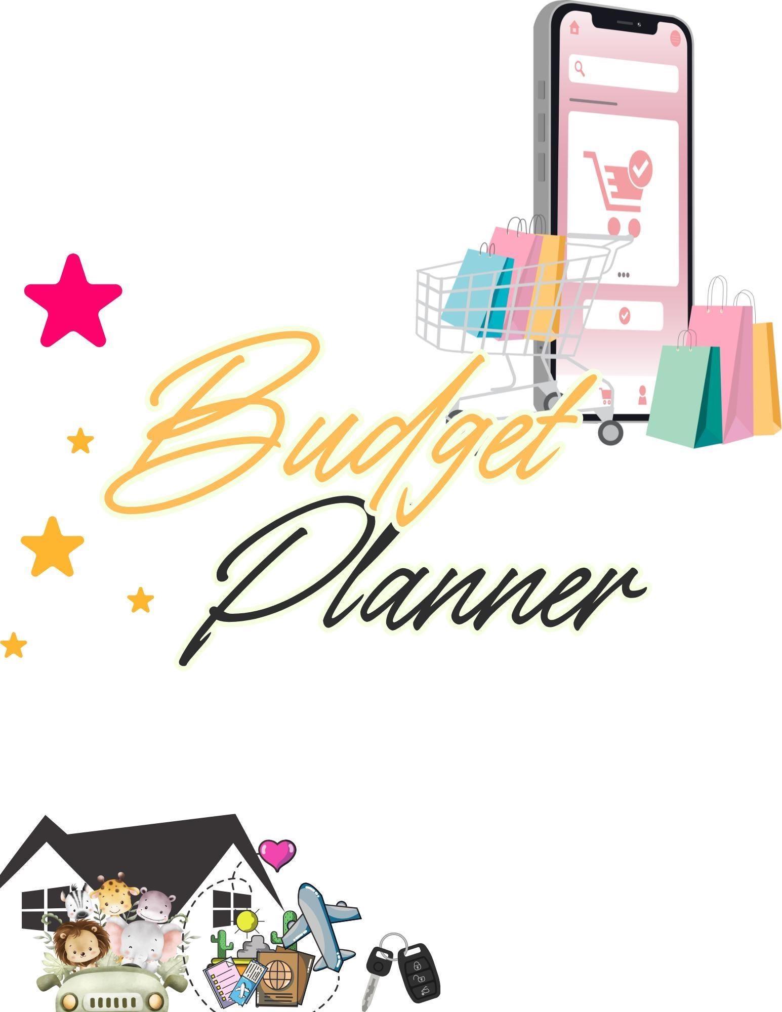 Monthly Budget Planner: Income & Expense Tracker (printable PDF + Canva ...