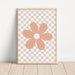 Daisy Retro Art Prints: Boho Girls Nursery Wall Posters (digital ...